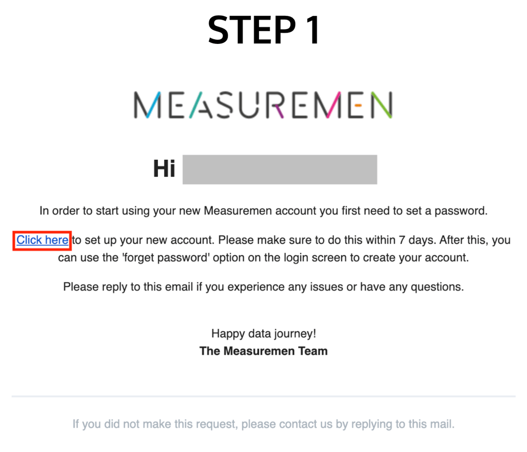 How to log into the Measuremen Portal