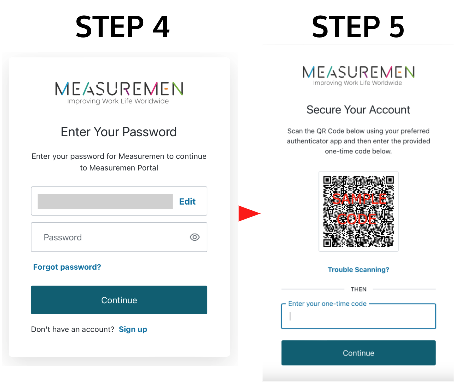 How to log into the Measuremen Portal